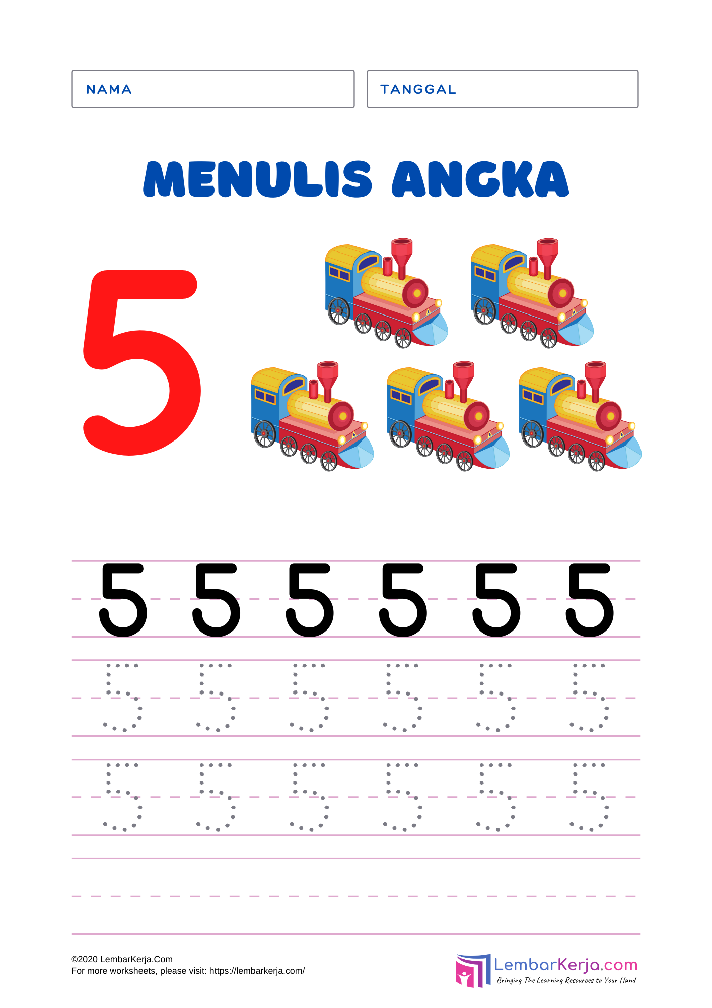 angka 5 Archives - LembarKerja.Com