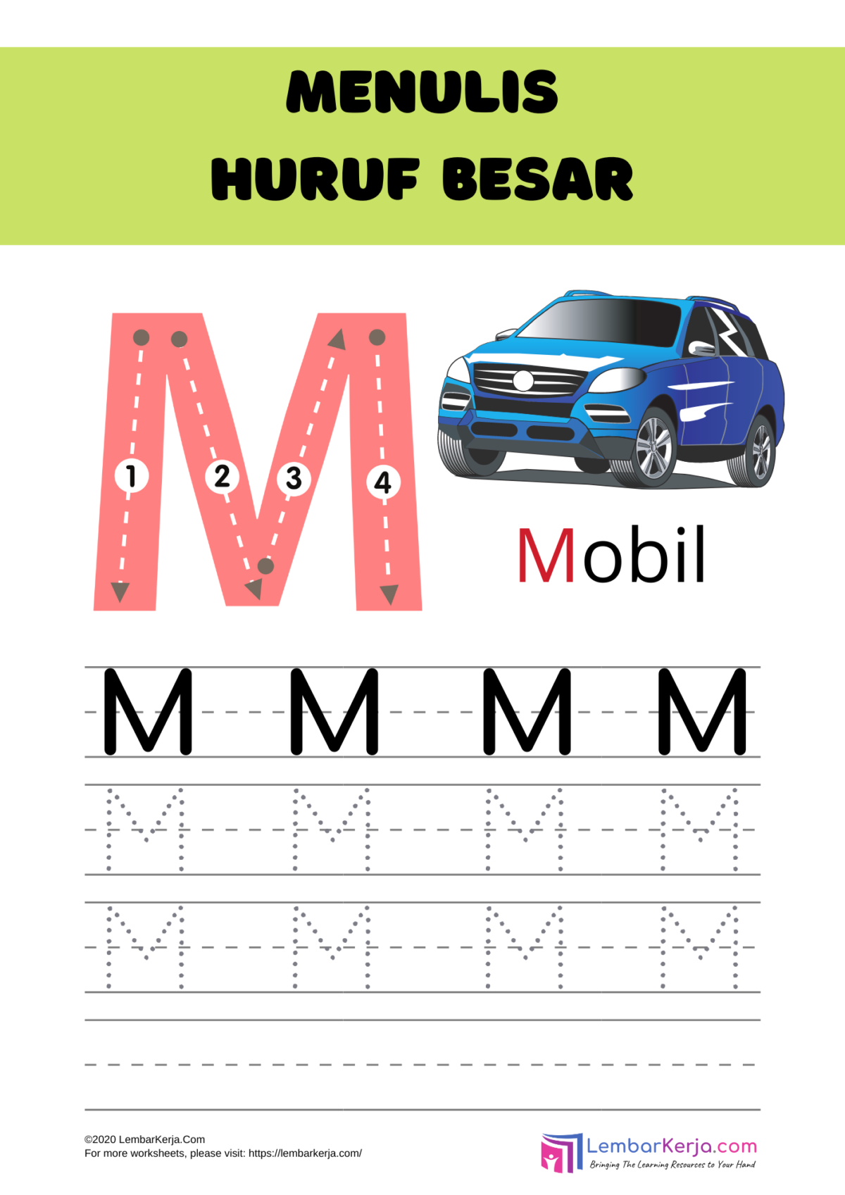huruf m besar Archives - LembarKerja.Com
