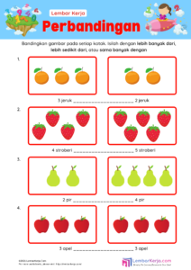 Perbandingan Jumlah (1) - LembarKerja.Com