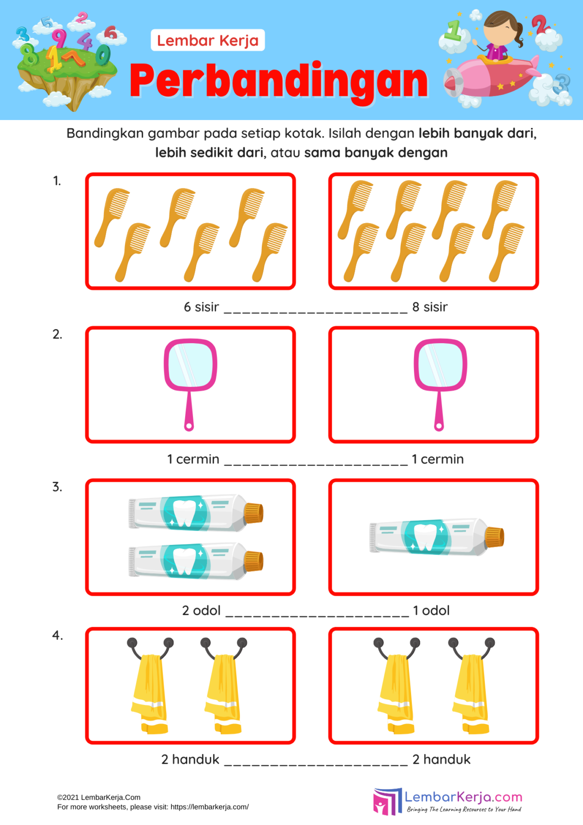 Menulis Huruf P Besar – LembarKerja.Com