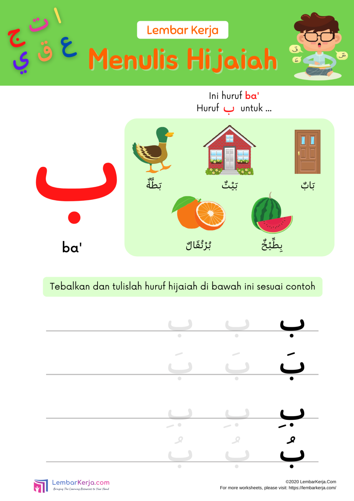 Bahasa Arab – Page 2 – LembarKerja.Com