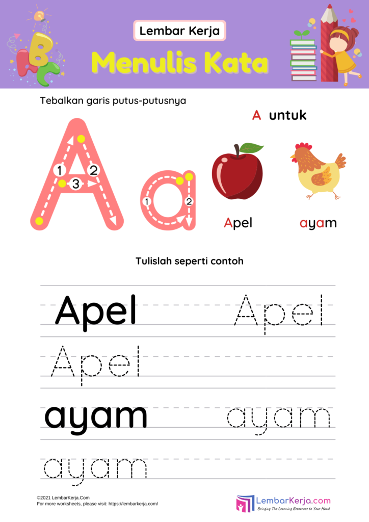 menulis kata Archives - LembarKerja.Com