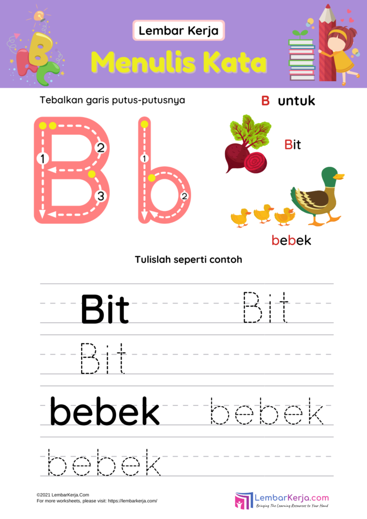 menulis kata Archives - LembarKerja.Com