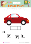 Bahasa Inggris: Spelling - Vehicles - LembarKerja.Com