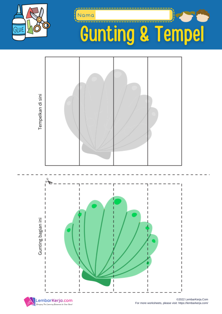 worksheet gunting tempel Archives - LembarKerja.Com