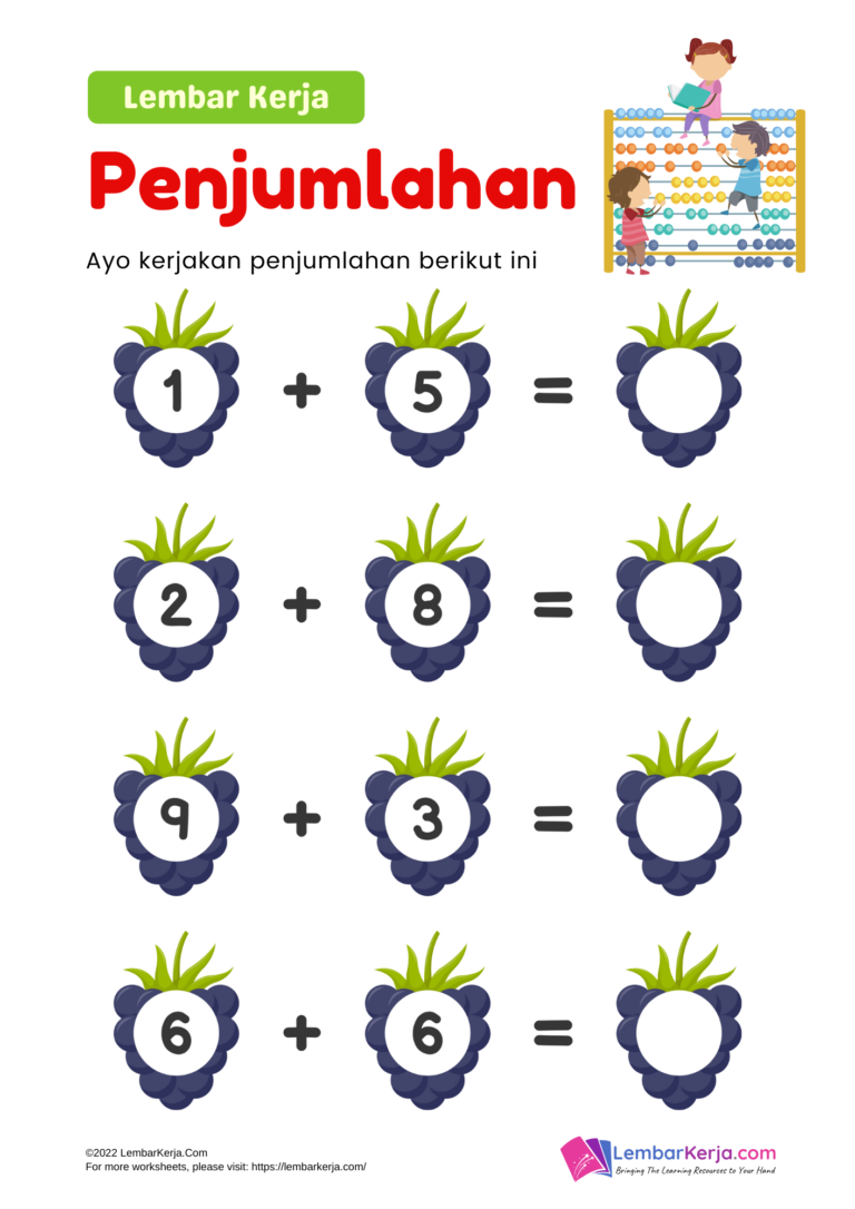 Menggunting Garis (2) – LembarKerja.Com