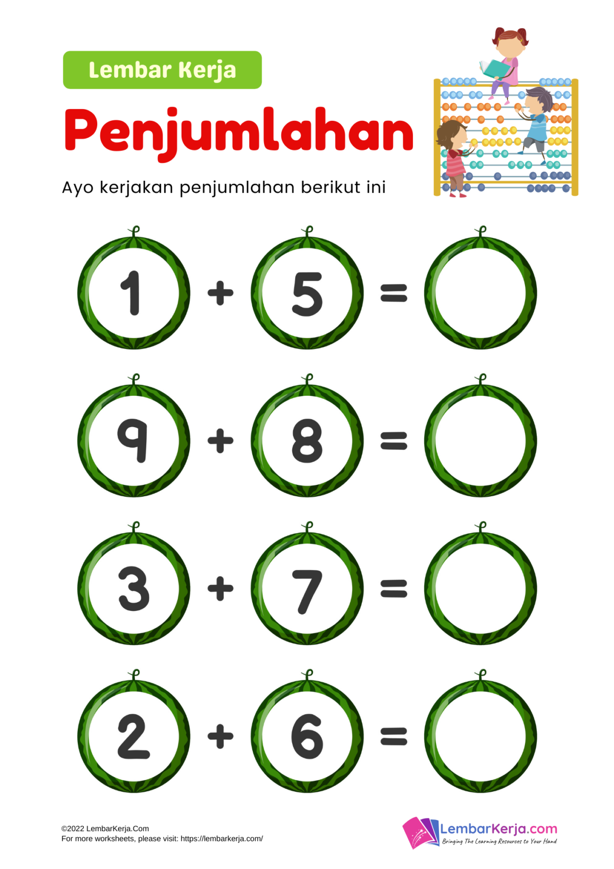 matematika kelas 1 sd Archives - LembarKerja.Com