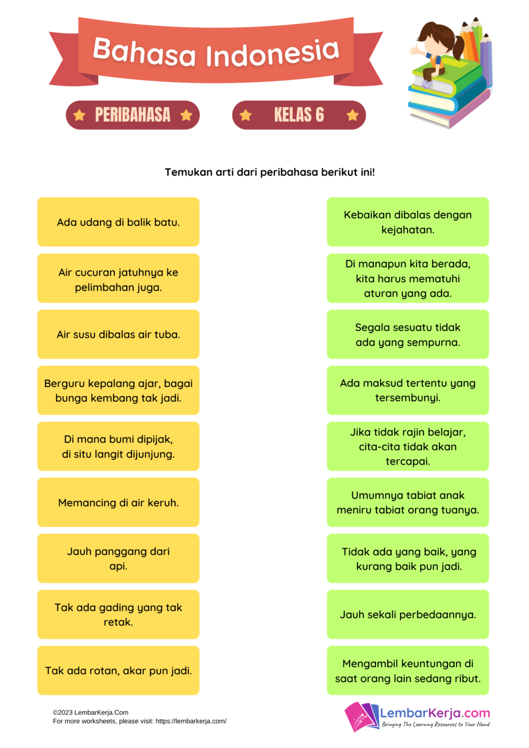 peribahasa Archives - LembarKerja.Com