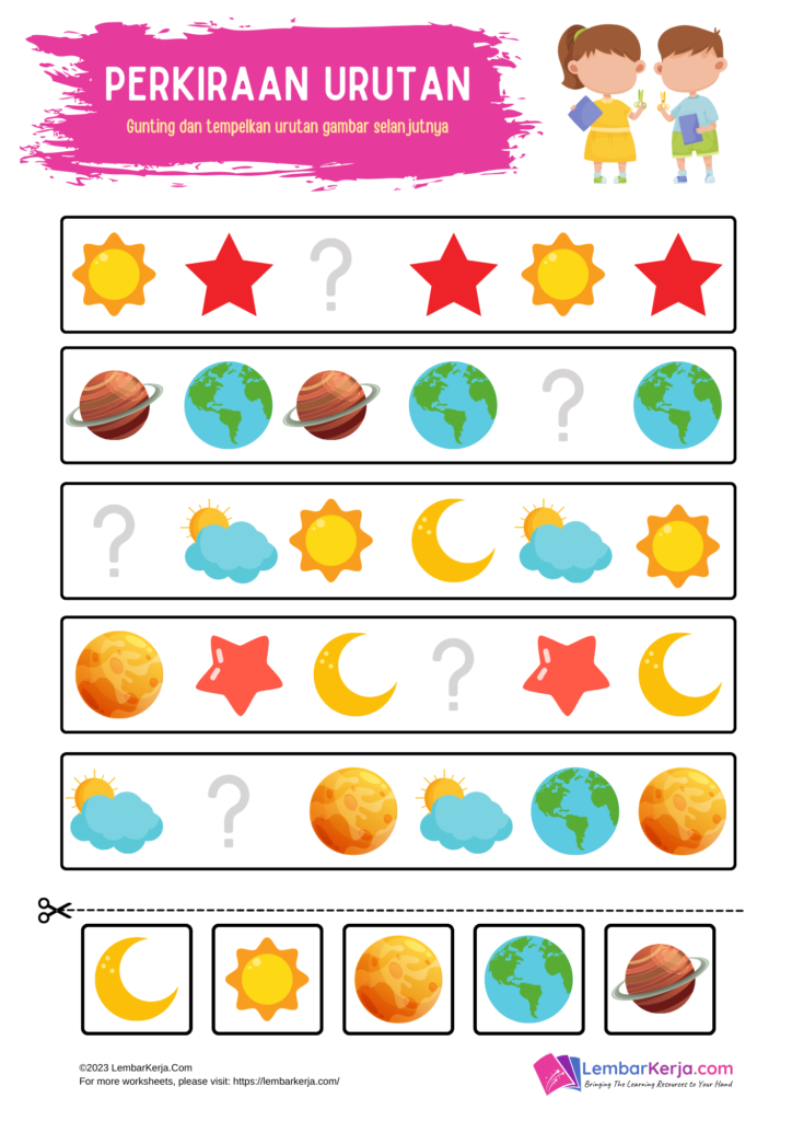 Perkiraan Urutan Pola (7) - LembarKerja.Com