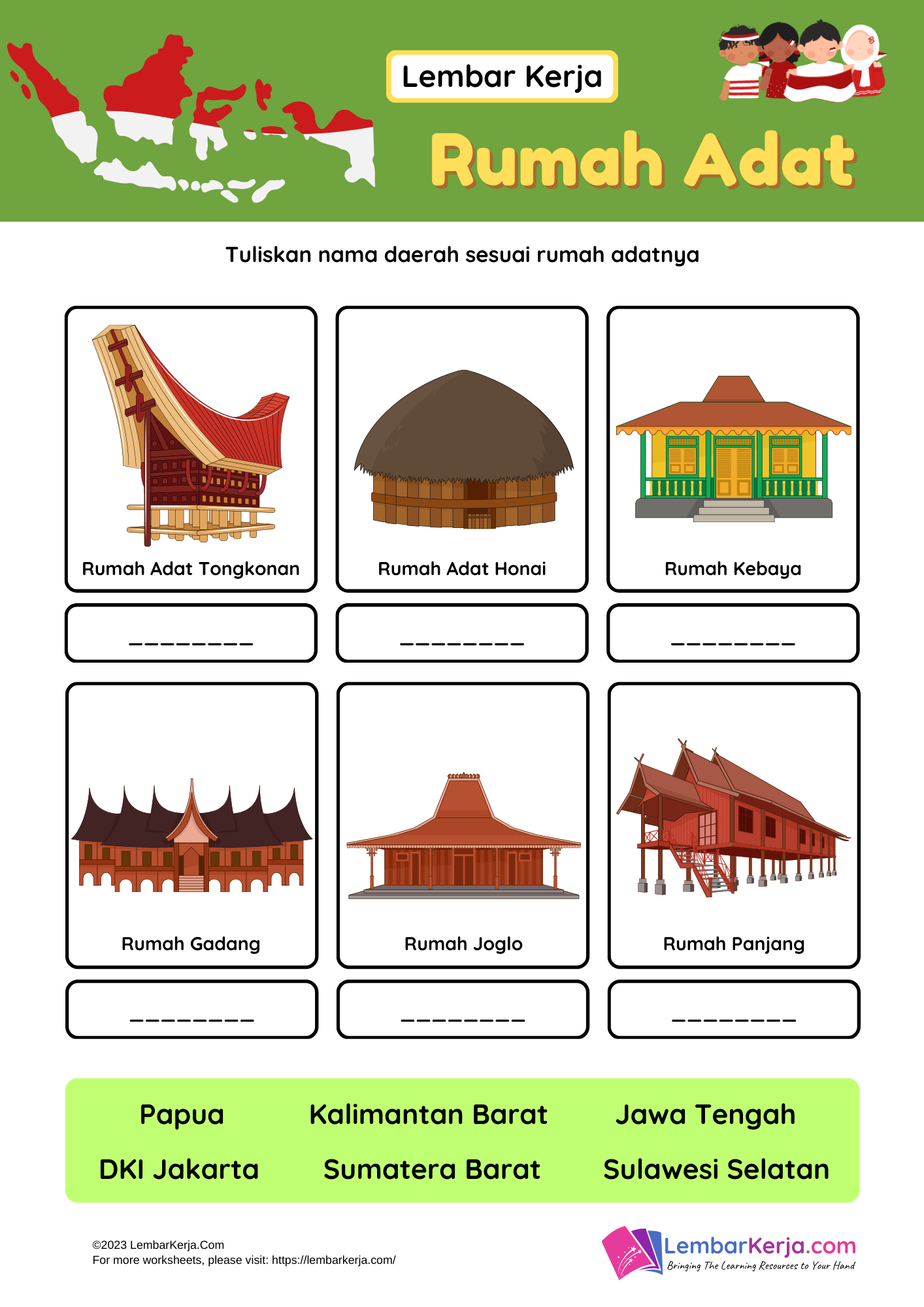 rumah adat jawa tengah Archives - LembarKerja.Com